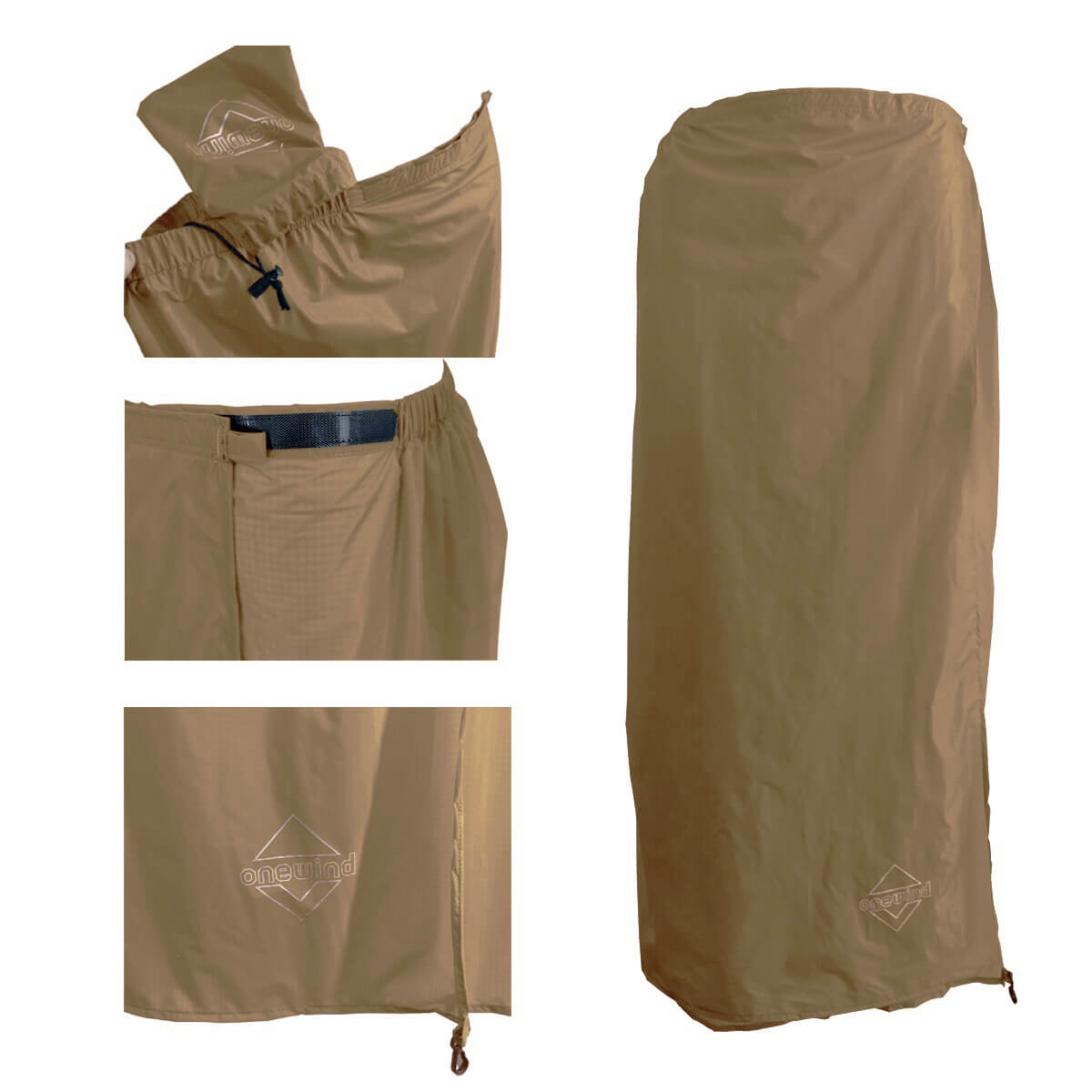 Ultralight Silnylon Hiking Rain Skirt| Onewind