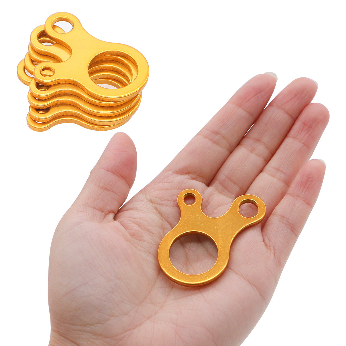 Aluminum 3 hole Guyline Tensioners 10Pack|Onewind